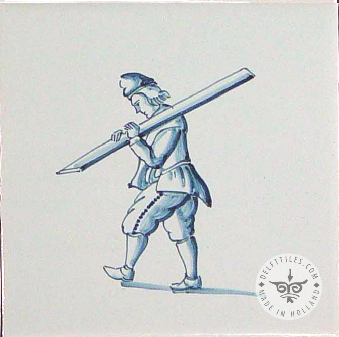 Crafts People Tiles (AB) - Delft Tiles