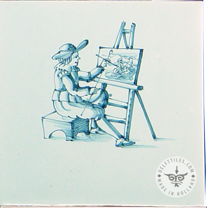Crafts People Tiles (AB) - Delft Tiles