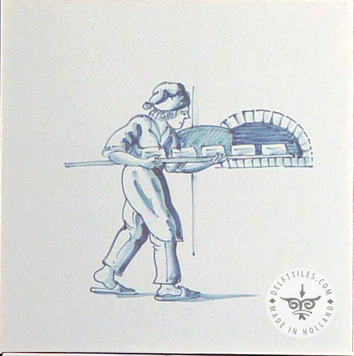Crafts People Tiles (AB) - Delft Tiles