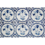Three Tulip Tiles (BTac) - Delft Tiles