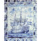 12 tile antique ship tile panel dated 1790 - Delft Tiles