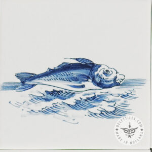 Classic Fish on Tile (VI) - Delft Tiles