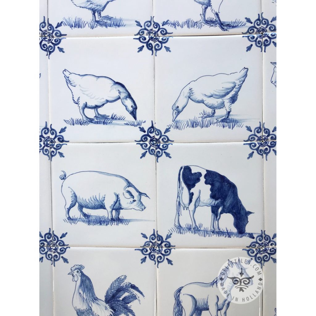 Farm Animals Tiles (HDB) - Delft Tiles