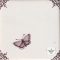Butterflies Small Tile (HDVK) - Delft Tiles