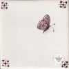 Butterflies Small Tile (HDVK) - Delft Tiles
