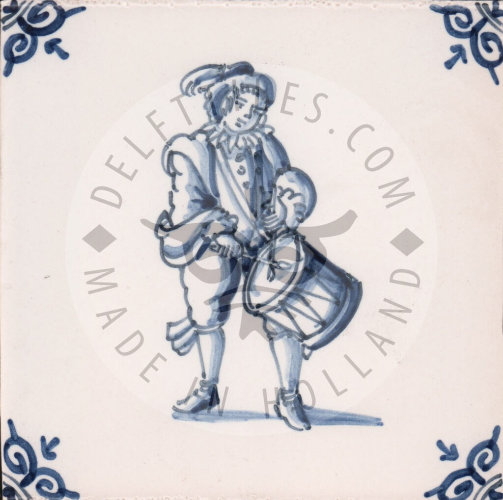 Musician Tiles (MU) - Delft Tiles