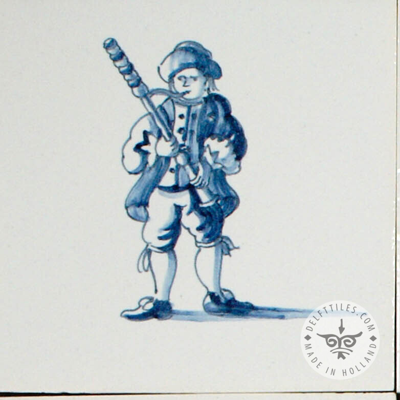 Musician Tiles (MU) - Delft Tiles