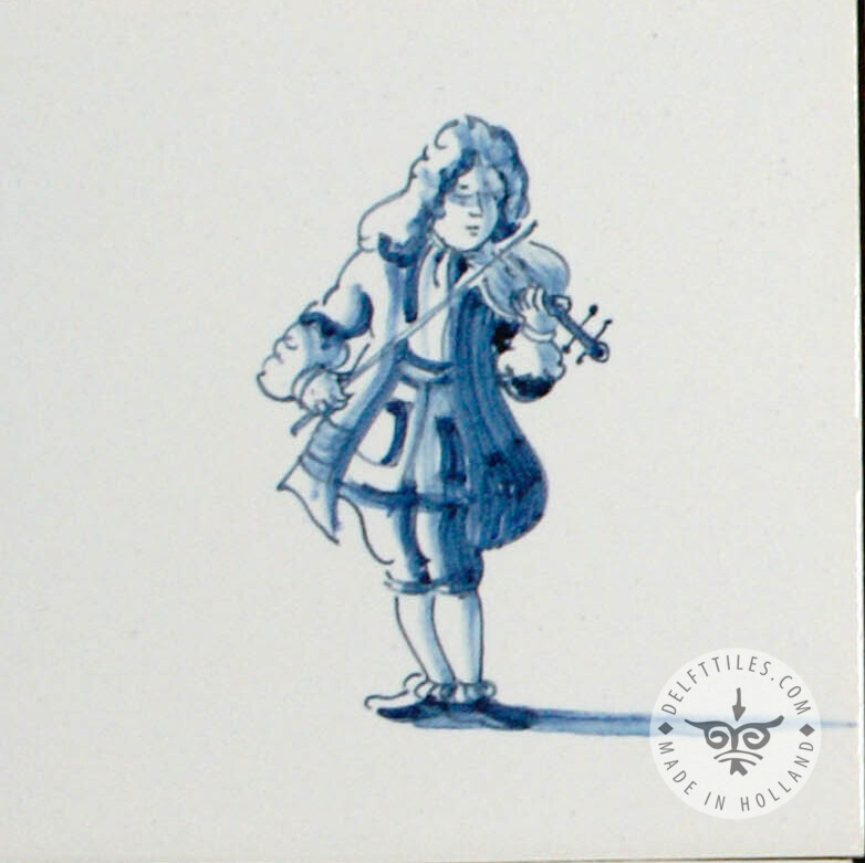 Musician Tiles (MU) - Delft Tiles