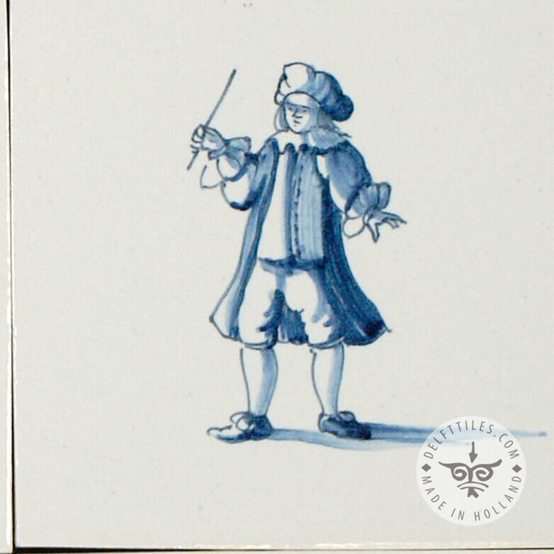 Musician Tiles (MU) - Delft Tiles