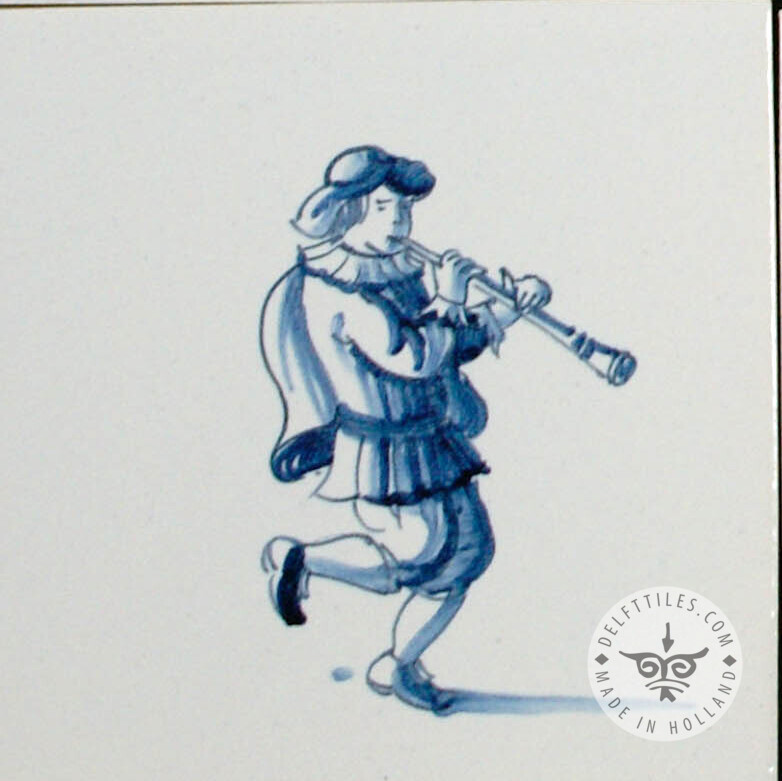 Musician Tiles (MU) - Delft Tiles