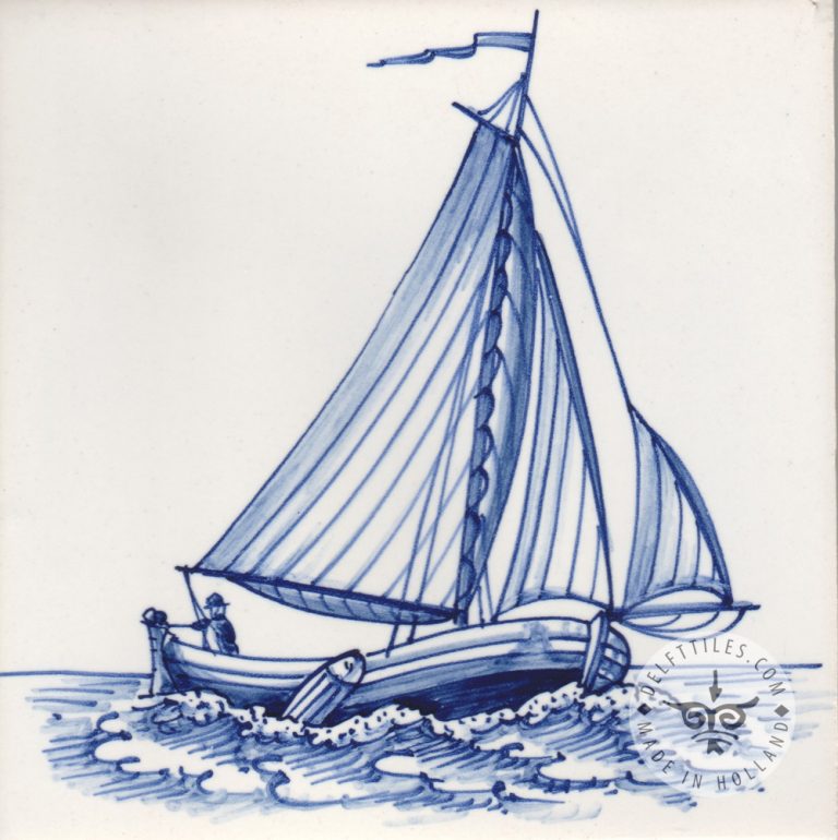 Boats Tiles (SB) - Delft Tiles