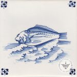 Classic Fish on Tile (VI) - Delft Tiles