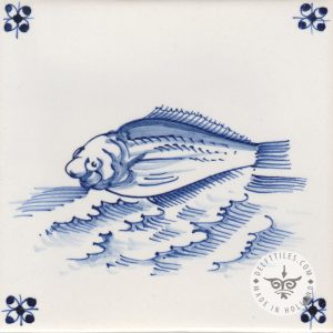 Classic Fish on Tile (VI) - Delft Tiles