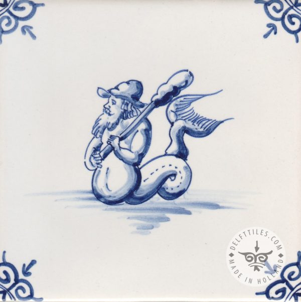 Sea Creatures - Fish Tiles (ZW2) - Delft Tiles