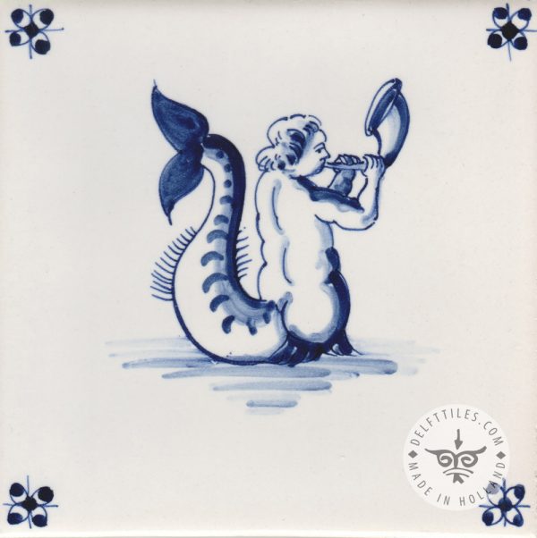 Mix Fish & Boat Tiles (ZW3) - Delft Tiles