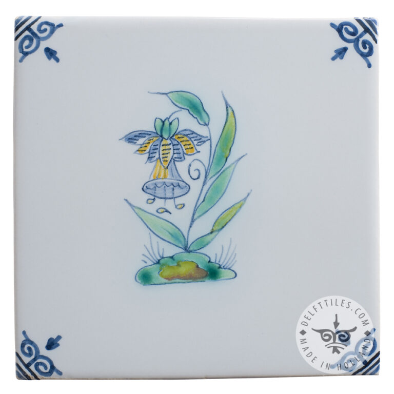 Tulips bulbs decorated flowers tiles(TMZ6) - Delft Tiles