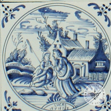 Biblical Tiles Category 3 (BYC) - Delft Tiles