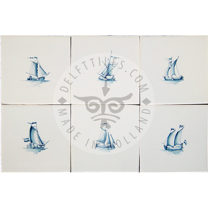 Small Boat Tiles (SK) - Delft Tiles