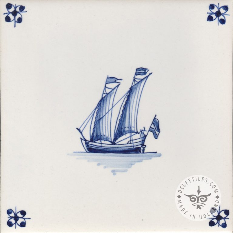 Small Boat Tiles 2 (SK2) - Delft Tiles