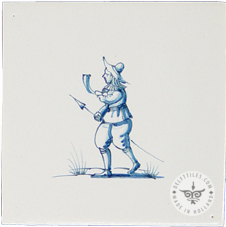 Soldier decorated tiles (SO) - Delft Tiles
