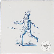 Soldier decorated tiles (SO) - Delft Tiles