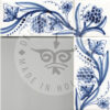 Border Tile 05 - Grapes on Vine - Delft Tiles