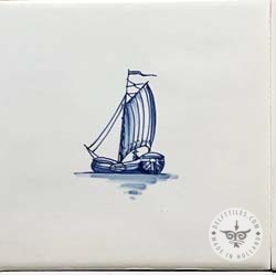 Small Boat Tiles 2 (SK2) - Delft Tiles