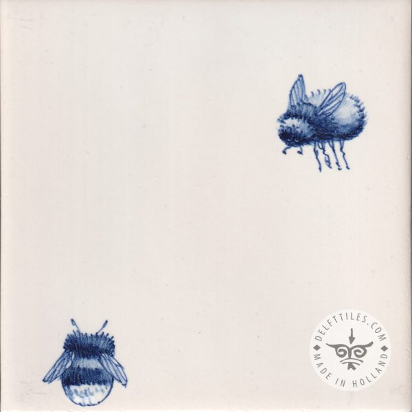 Bumble Bee Tiles Delft Blue (HDH) - Delft Tiles