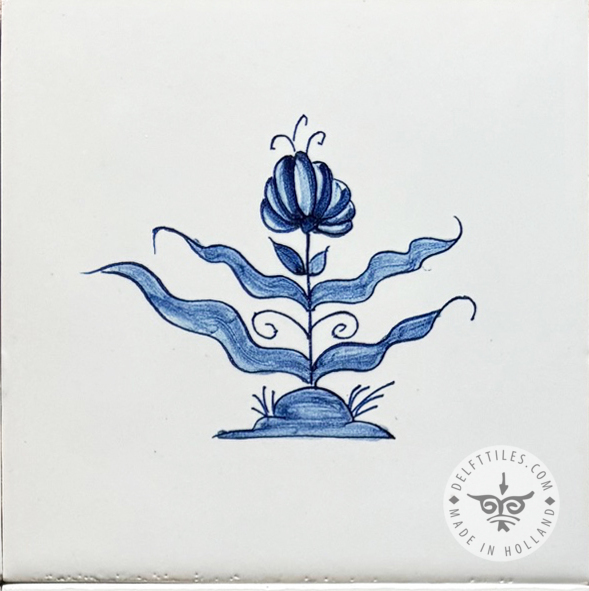 Decorative Flower Tiles (BC2) - Delft Tiles