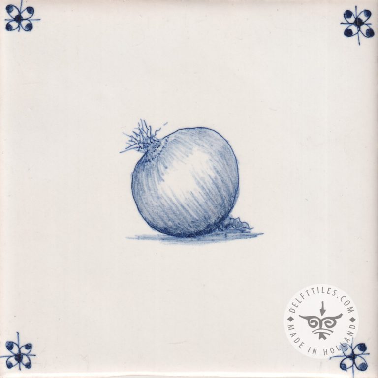Vegetable Vegetables Tiles - Big - (GG) - Delft Tiles
