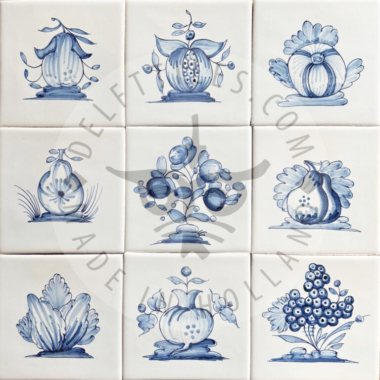 Classic Fruit Fruits Tiles (FR) - Delft Tiles